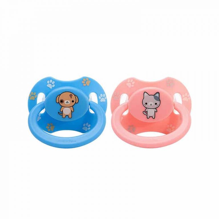 Candy Gloss Pacifiers-Pink & Green set - LittleForBig Cute & Sexy Products