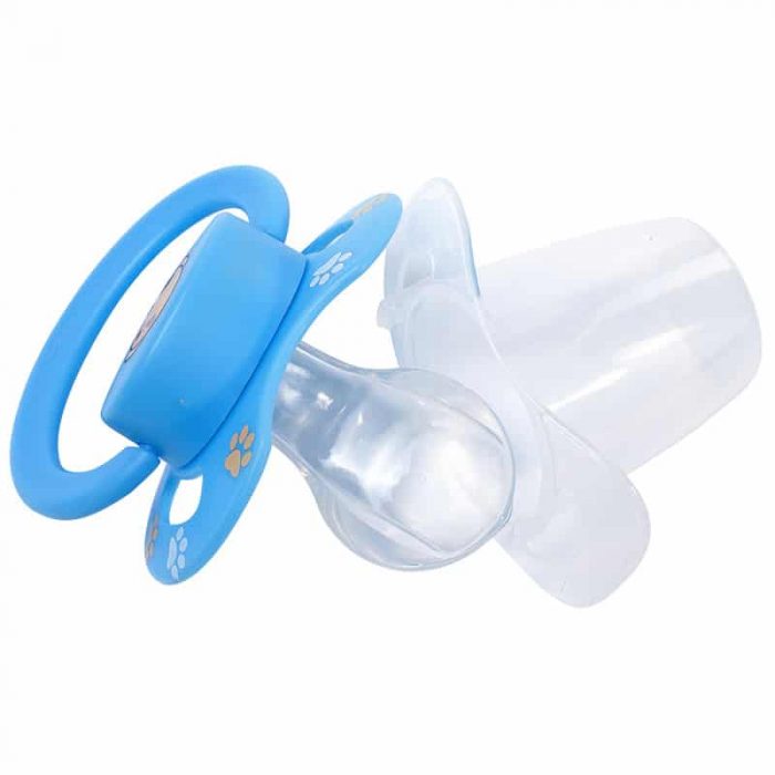 Kitty Pink & Puppy Blue Printed Pacifier Set - LittleForBig Cute & Sexy ...
