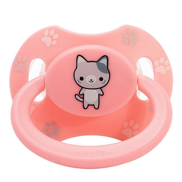 Kitty Pink & Puppy Blue Printed Pacifier Set - LittleForBig Cute & Sexy ...
