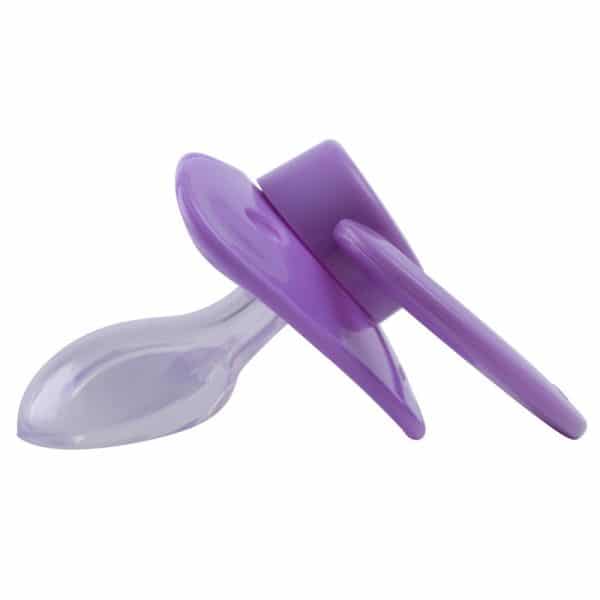 Night glow Adult Pacifier Pink and Purple Set - LittleForBig Cute ...