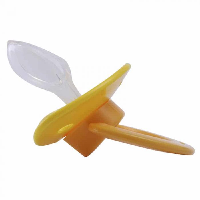 Night glow Adult Pacifier White and Yellow Set - LittleForBig Cute ...
