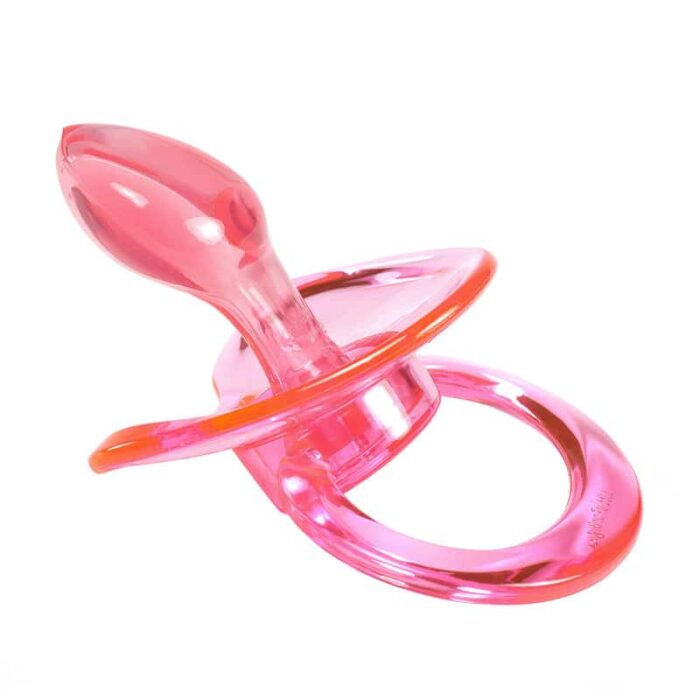 Candy Gloss Pacifiers-Pink & Green set - LittleForBig Cute & Sexy Products