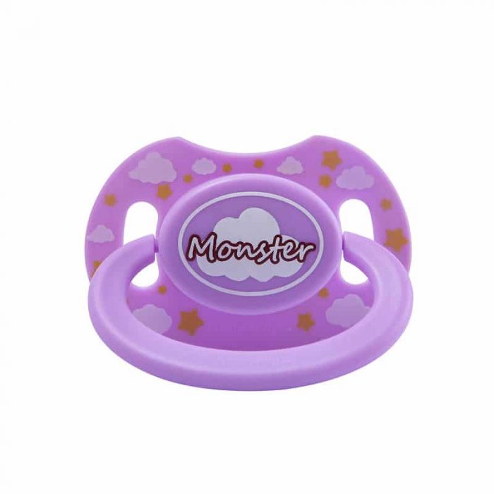 Pink Little & Lavender Monster Pacifier Set - LittleForBig Cute & Sexy ...