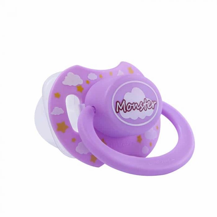Pink Little & Lavender Monster Pacifier Set - LittleForBig Cute & Sexy ...