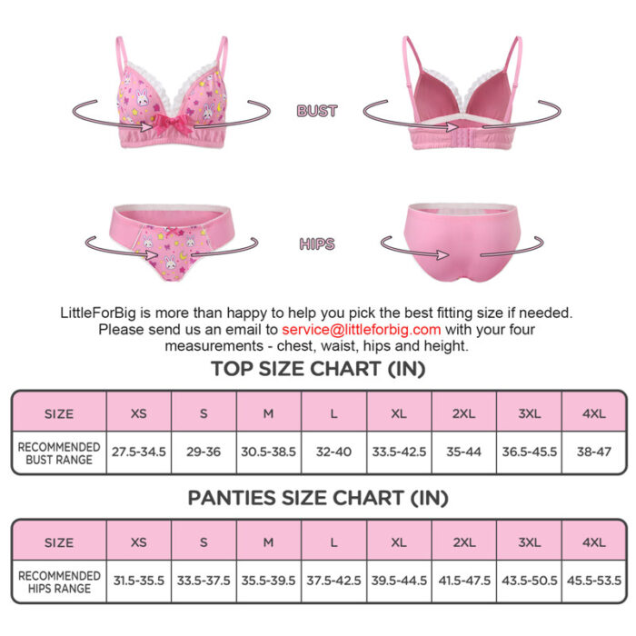Usagi Moon Fancy Bralette Set - LittleForBig Cute & Sexy Products