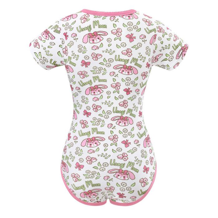 Usagi Flowers Onesie Bodysuit - LittleForBig Cute & Sexy Products