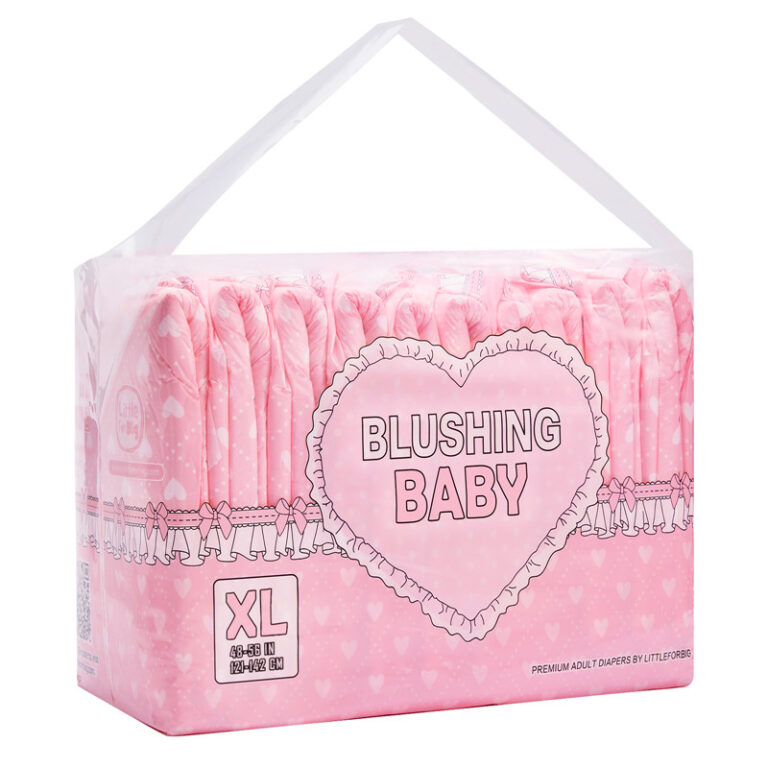 Blushing Baby Adult Diapers 10 Pieces Pack(M)/(L)/(XL) - LittleForBig ...