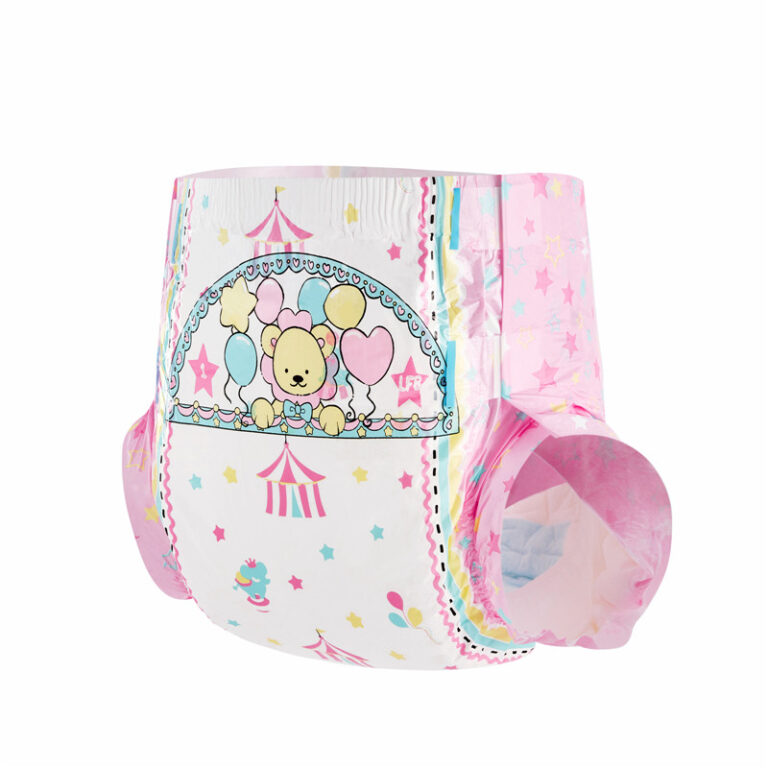 Little Circus Adult Printed Diapers 2 Pieces Pack 4 Prints Random ...