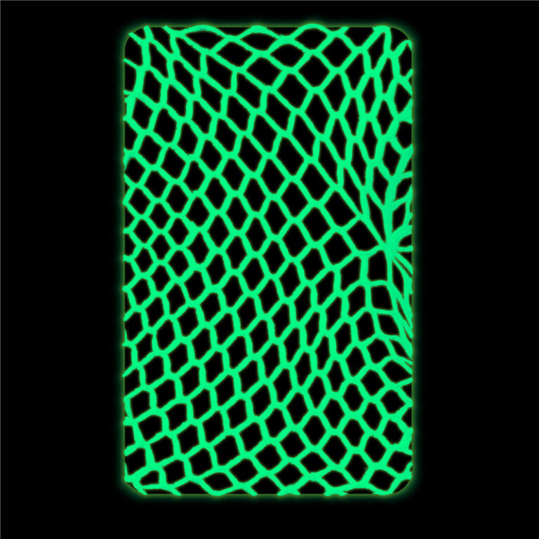 High Waist Night-Glow Fishnet Mesh Tights 2 Pairs Stockings - Large ...