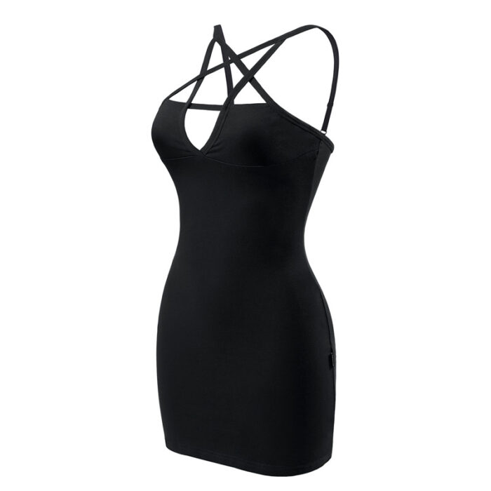 Black Magic Pentagram Bodycon Mini Dress - LittleForBig Cute & Sexy ...
