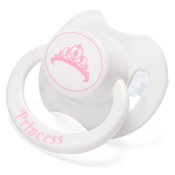 Gen2 BigShield Pacifier "Princess" Crown White - LittleForBig Cute ...