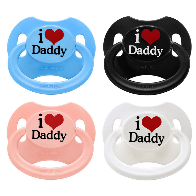 Gen2 BigShield Printed Pacifier Set I Love Daddy 4-Pack - LittleForBig ...