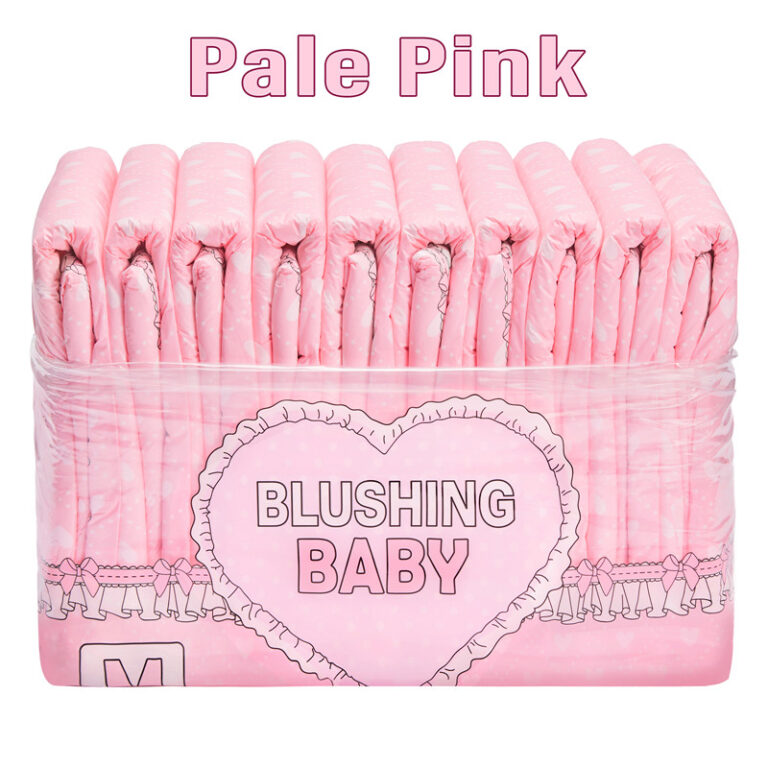 Blushing Baby Adult Diapers 10 Pieces Pack Pale Pink(M) - LittleForBig ...