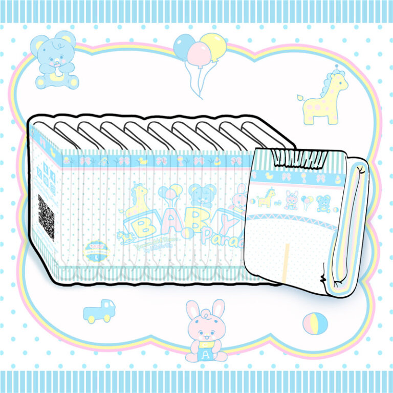 Little Blue BabyFur Cloth Back Diapers 10 Pieces Pack(M)/(L)/(XL ...