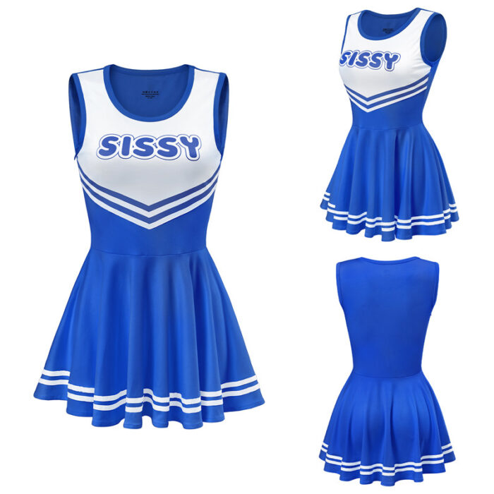 Cheer SissyUniversity Mini Dress Dark Blue - LittleForBig Cute & Sexy Products