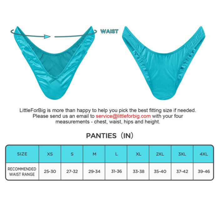 Little Secret Thong Tucking Gaff Panties Blue - LittleForBig Cute ...