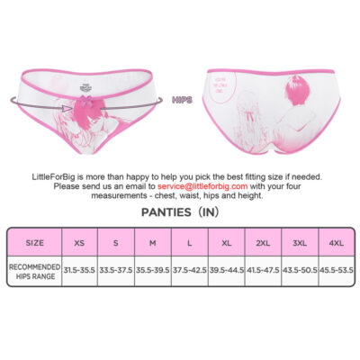 Anime Waifu Panties Set - LittleForBig Cute & Sexy Products