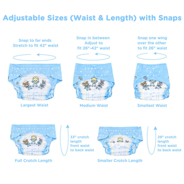 Astro Babies Adult Diaper Wrap Cover One Size - LittleForBig Cute ...