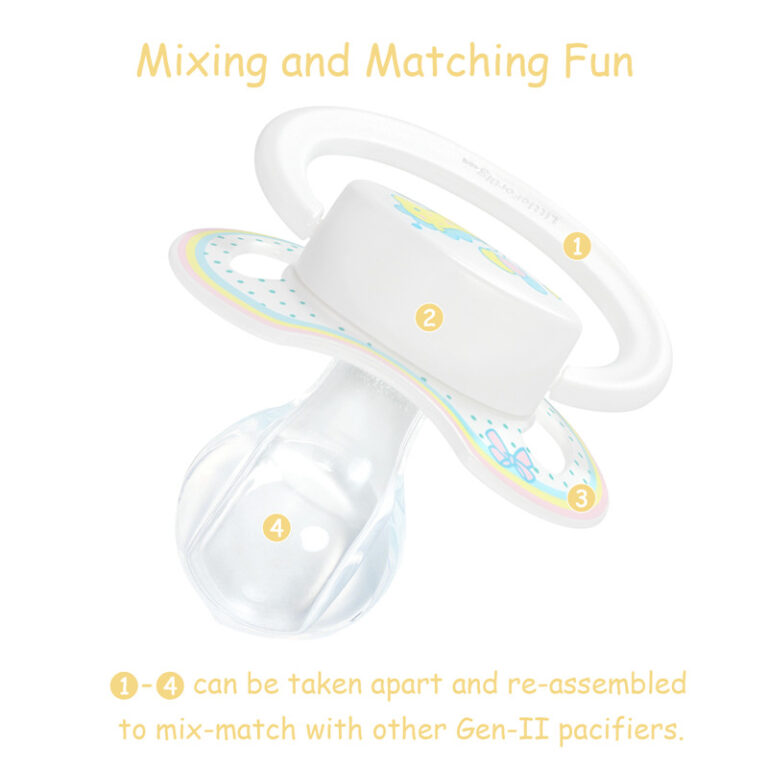 Gen2 BigShield Pacifier Baby Giraffe Yellow - LittleForBig Cute & Sexy ...