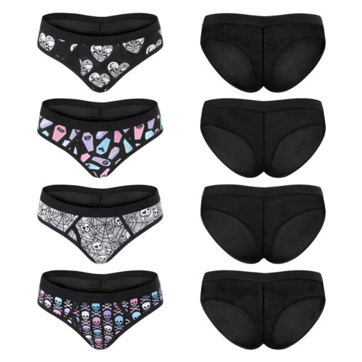 Goth Babe 4 Panties Set Littleforbig Cute And Sexy Products 4321