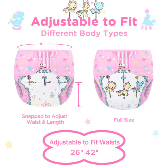 Little Circus Adult Diaper Wrap Cover One Size - LittleForBig Cute ...
