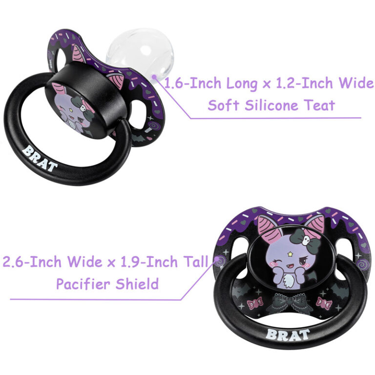 Gen2 BigShield Pacifier Brat Bella Pattern - LittleForBig Cute & Sexy ...