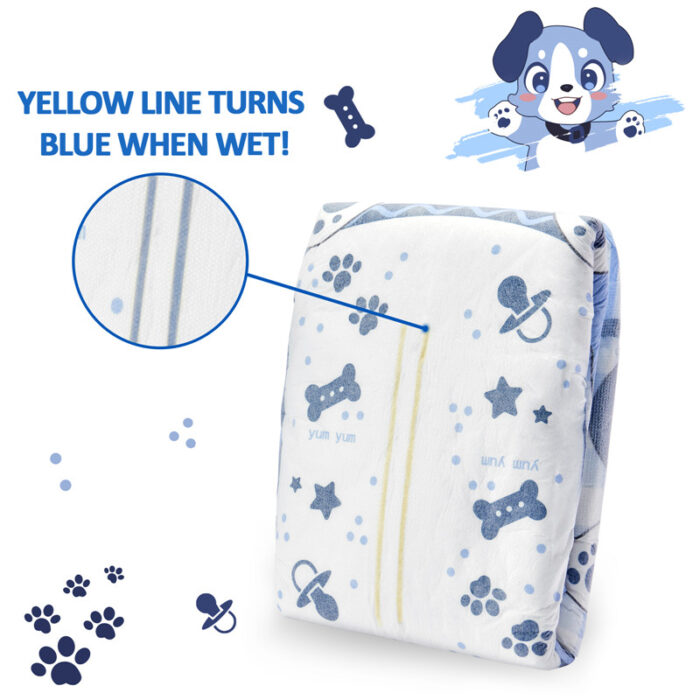 Little Blue BabyFur Cloth Back Diapers 10 Pieces Pack(M)/(L)/(XL ...