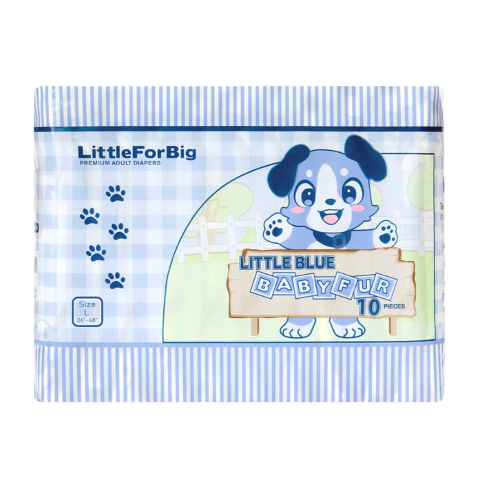 Little Blue BabyFur Cloth Back Diapers 10 Pieces Pack(M)/(L)/(XL ...