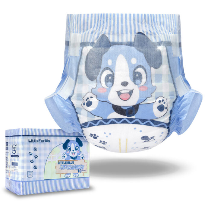 Little Blue BabyFur Cloth Back Diapers 10 Pieces Pack(M)/(L)/(XL ...