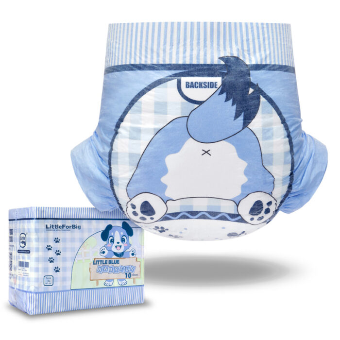 Little Blue BabyFur Cloth Back Diapers 10 Pieces Pack(M)/(L)/(XL ...