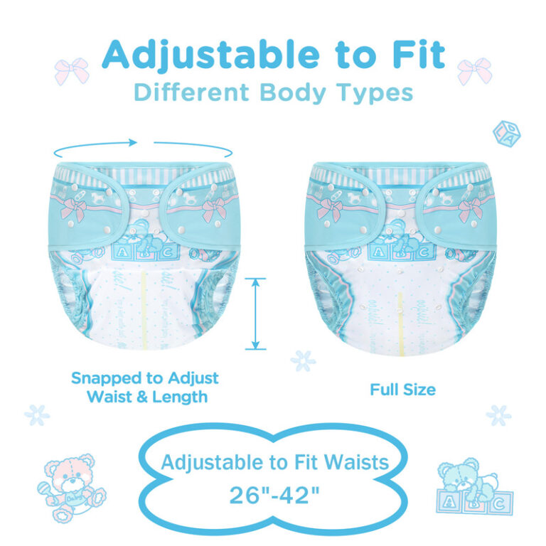 Potty Pants Adult Diaper Wrap Cover One Size - LittleForBig Cute & Sexy ...