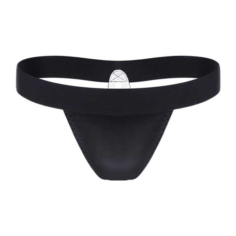 Wider Straps Thong Tucking Gaff Panties Black - LittleForBig Cute ...