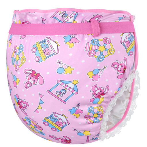 Usagi Pastel Circus Pattern Silky Ribbon Omutsu Japanese Diaper Cover ...