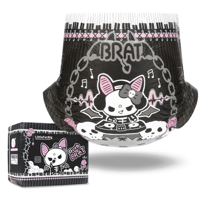 Goth BRAT Ultra Absorbent Diapers 10 Pieces Pack(M)/(L)/(XL ...