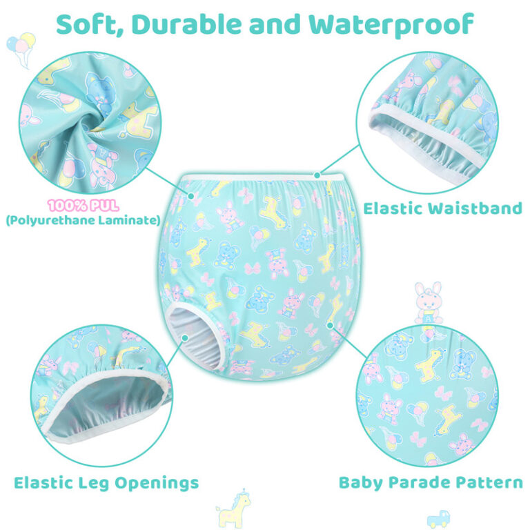Full Print Baby Parade Adult Cloth Pull Up Diaper Pants Cover ...