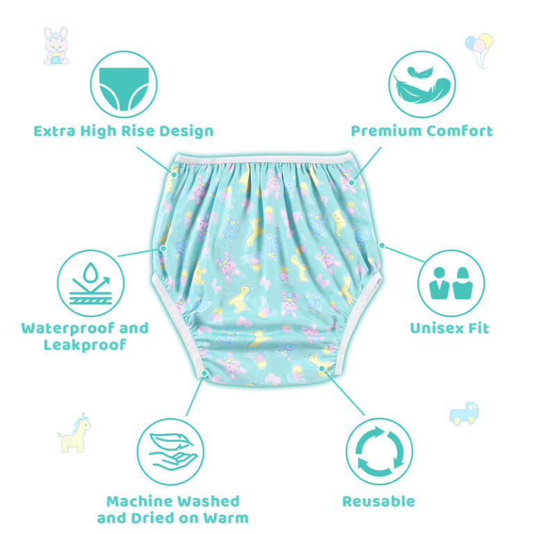 Full Print Baby Parade Adult Cloth Pull Up Diaper Pants Cover ...